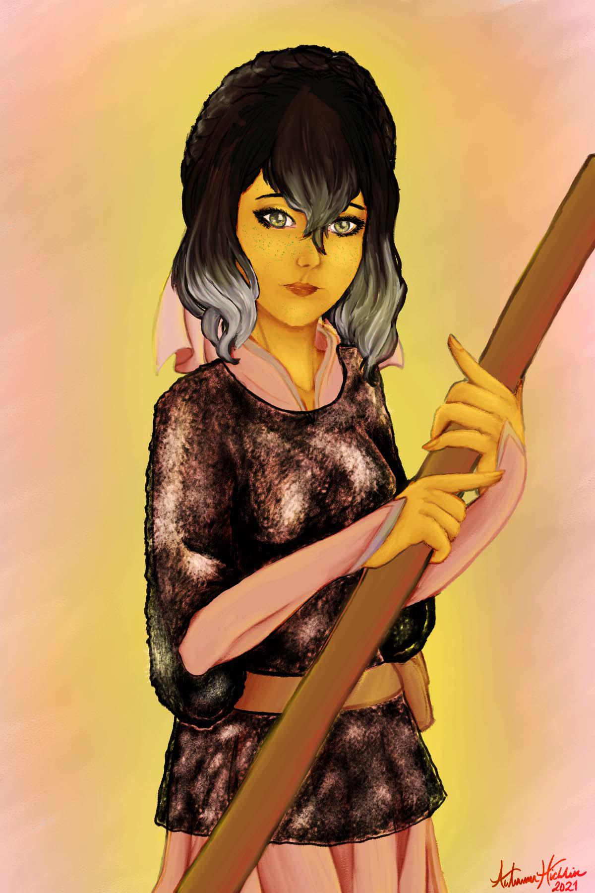 [OC][ART] My DND Character Valkyrie an Aesimar Cleric | Scrolller