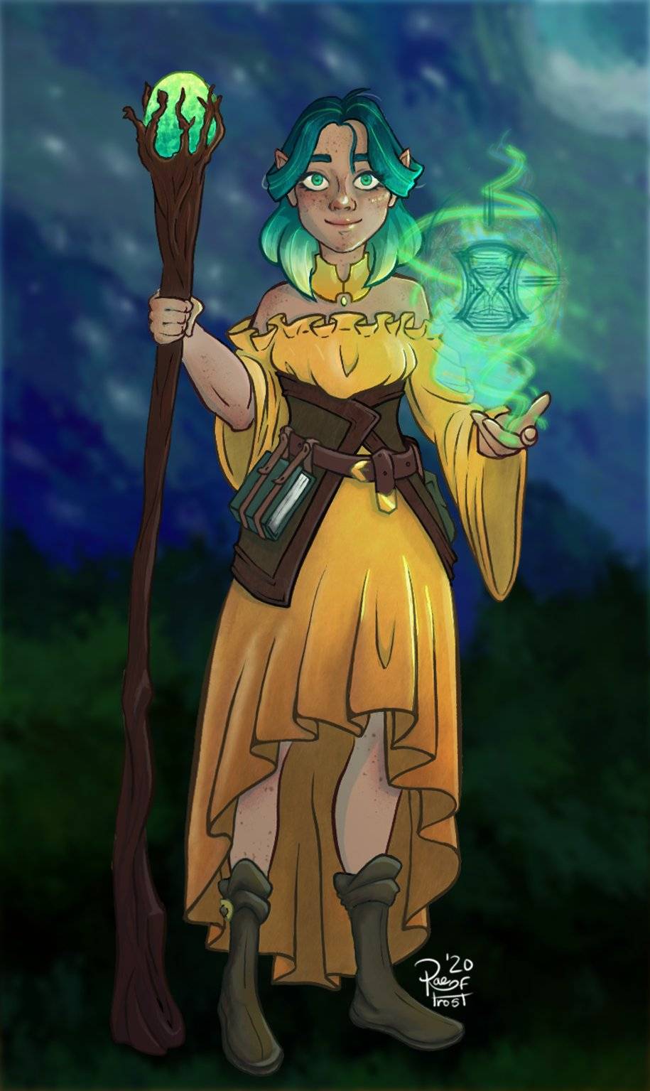 [OC]Clara - Half Eladrin Chronurgy Wizard | Scrolller