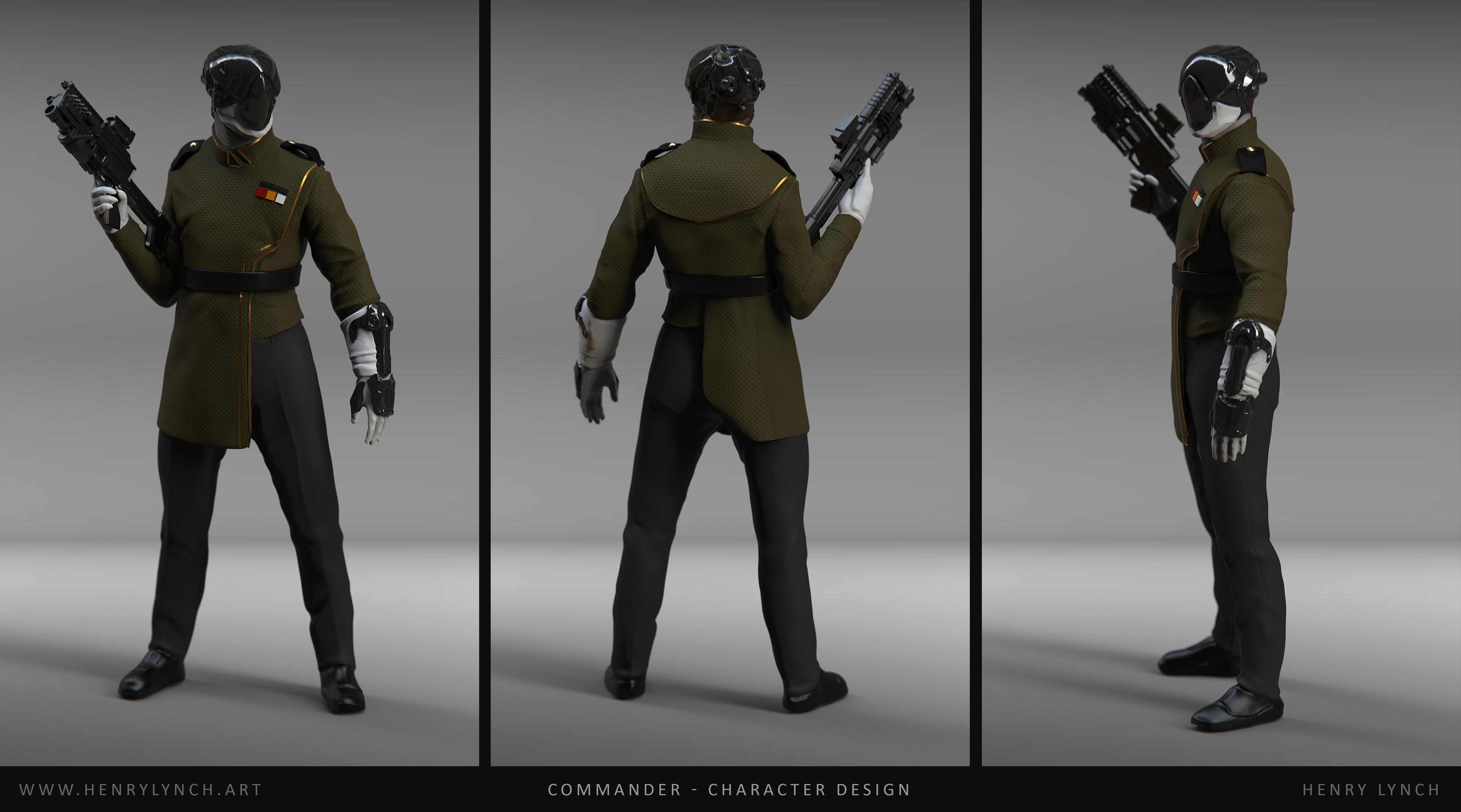 [OC] Commander - Character Design | Scrolller