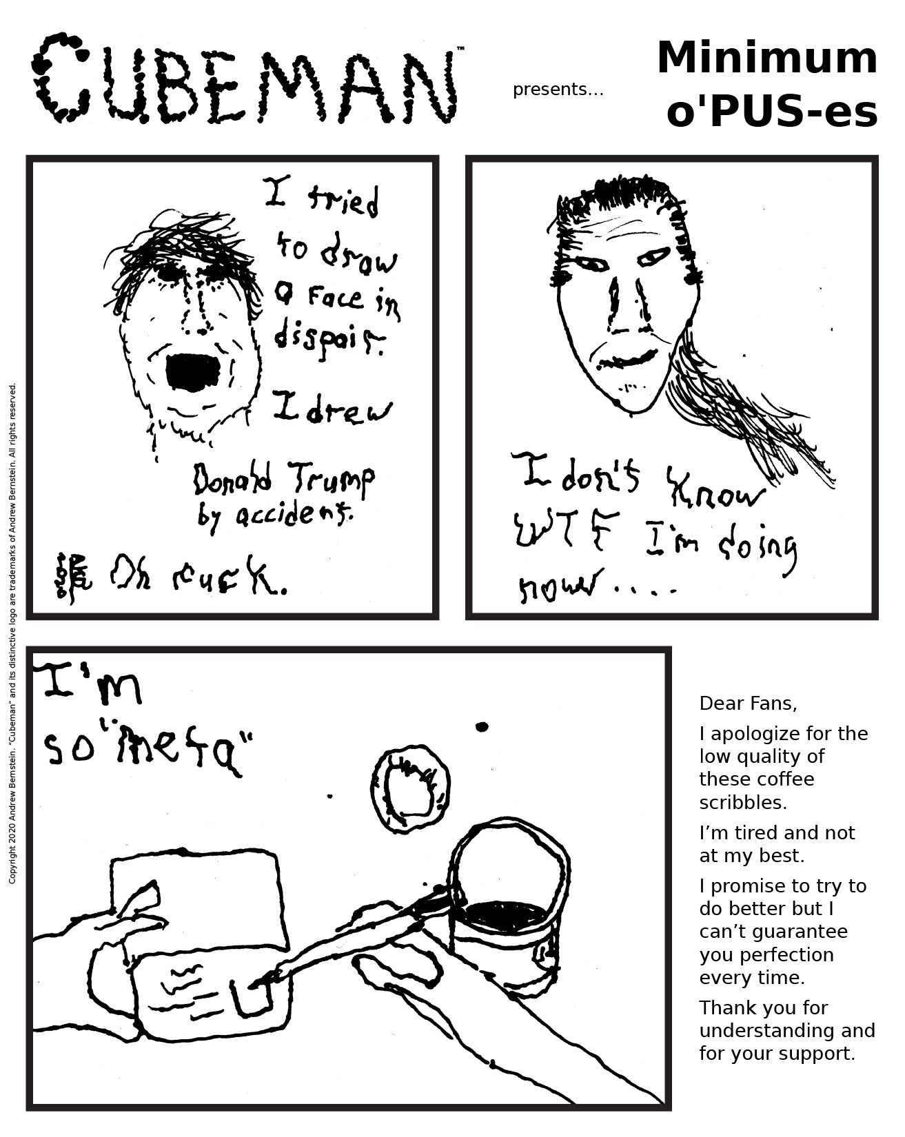 [OC] Cubeman # 287 Minimum o'PUS-es 22-AUG-2020 [NSFW] | Scrolller