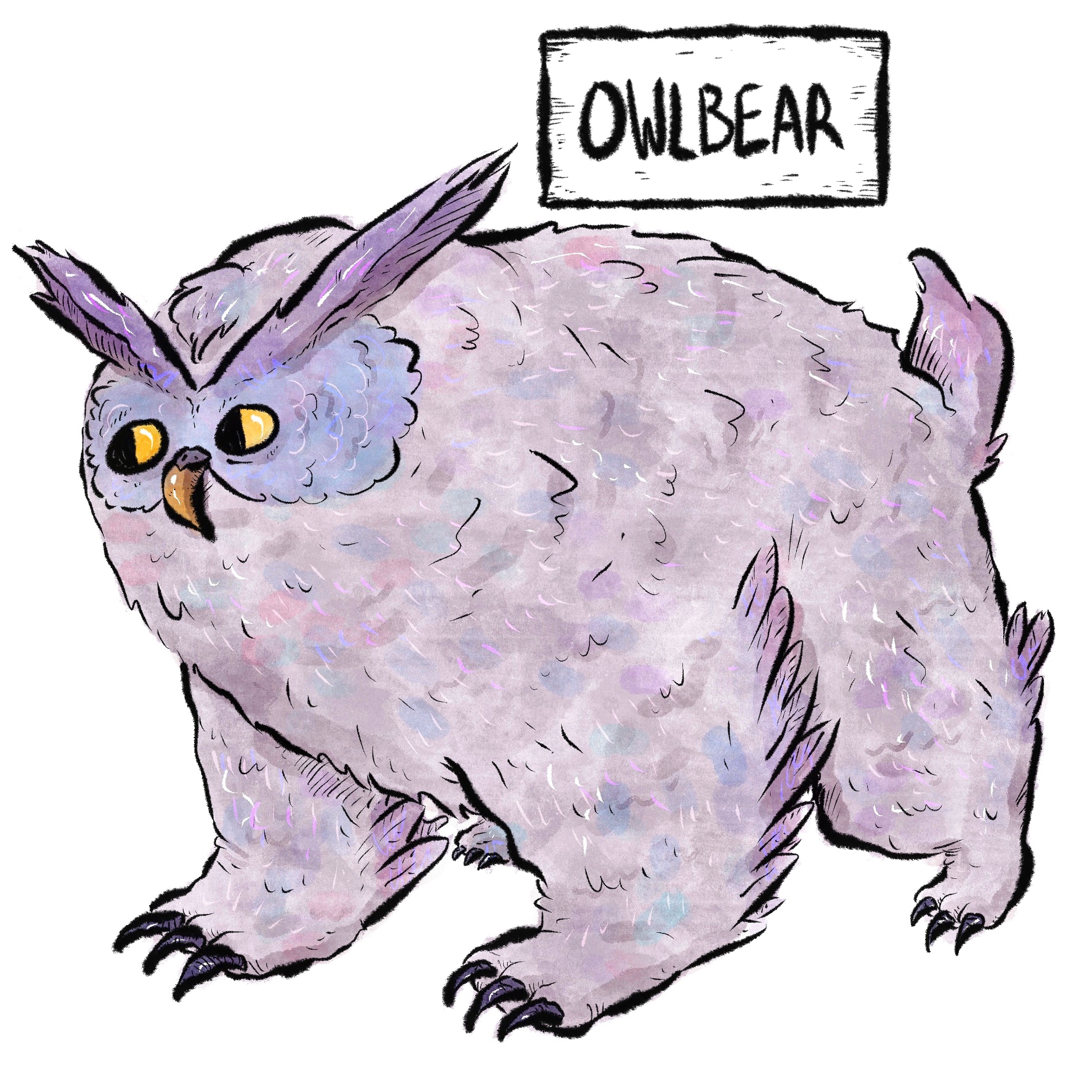 I was told to post my DnD Owlbear here! | Scrolller