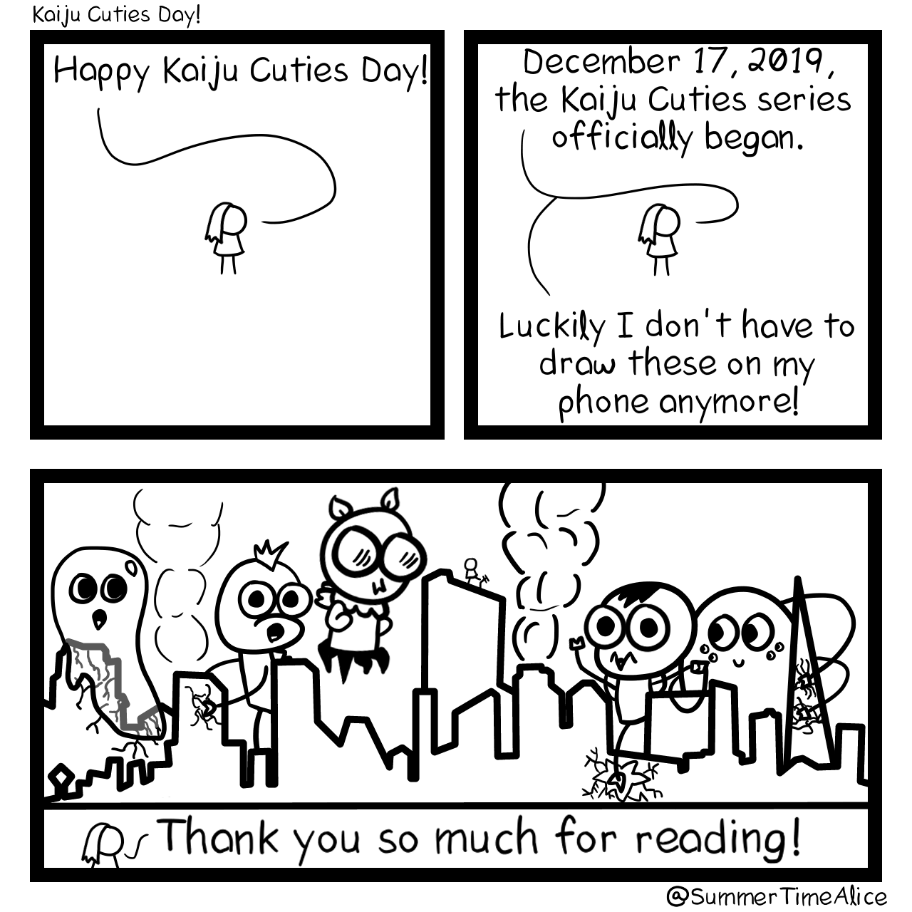 [oc] Kaiju Cuties #85: Kaiju Cuties Day! | Scrolller