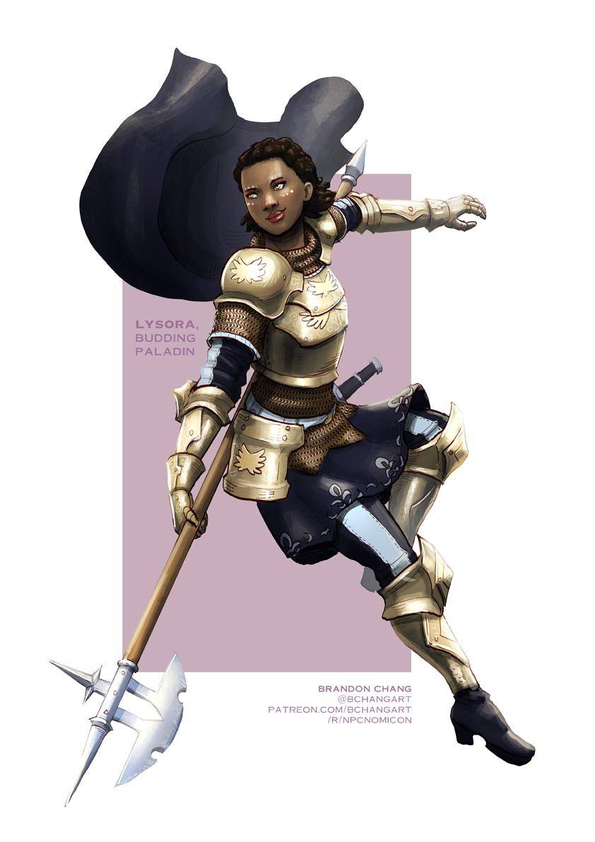 [OC] Lysora, the Budding Paladin by Brandon Chang | Scrolller