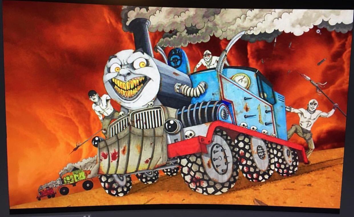 [OC] Mad max crossed with Thomas the Train | Scrolller