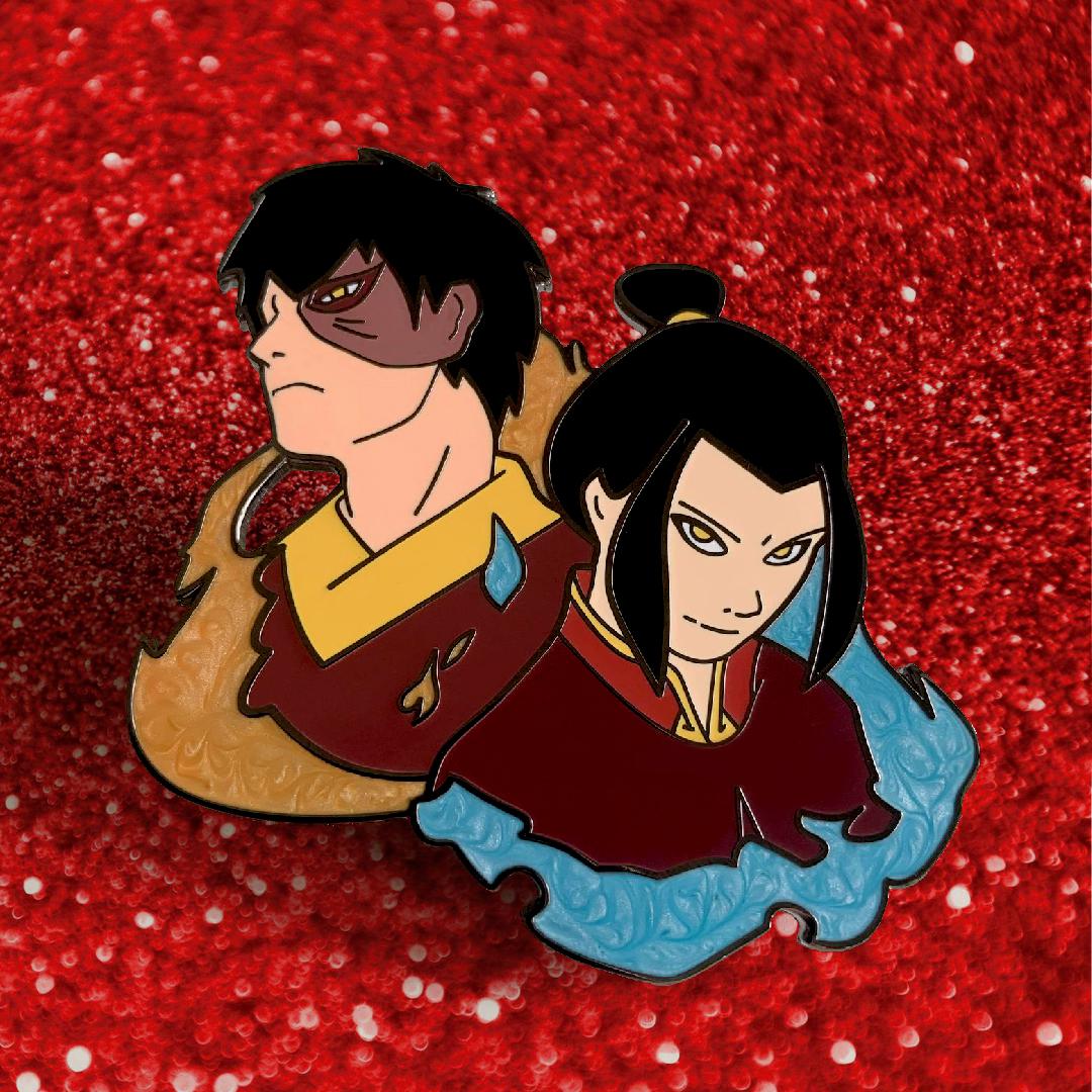 [OC] New pin design I created of Zuko and Azula! | Scrolller