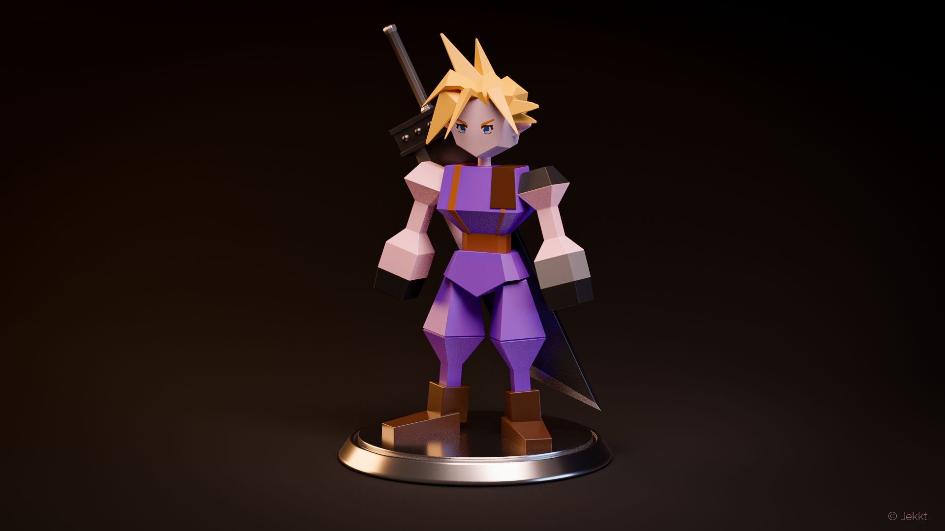 [OC] Polygon Cloud - modeled and rendered in Blender 3D | Scrolller