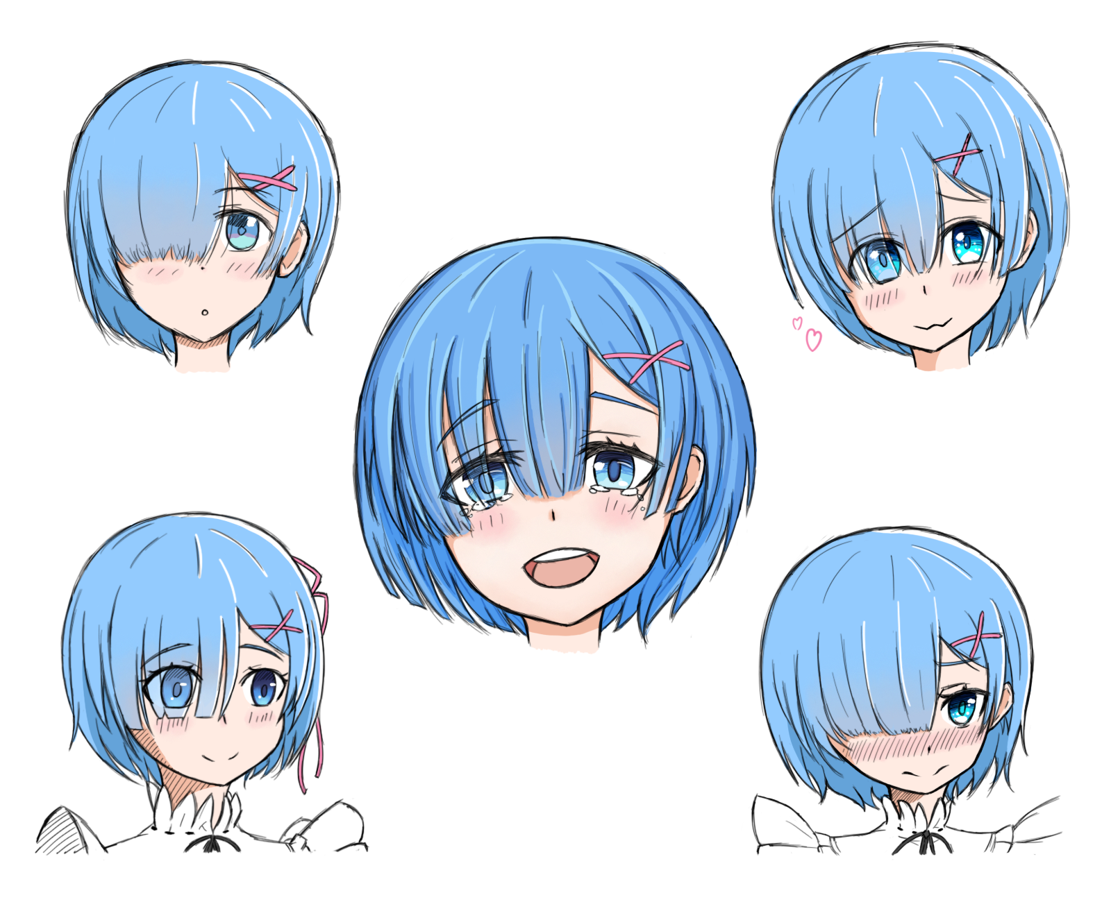 [OC]Rem's expressions | Scrolller