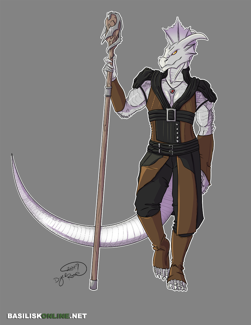 [OC] Silver Dragonborn Sorceress | Scrolller