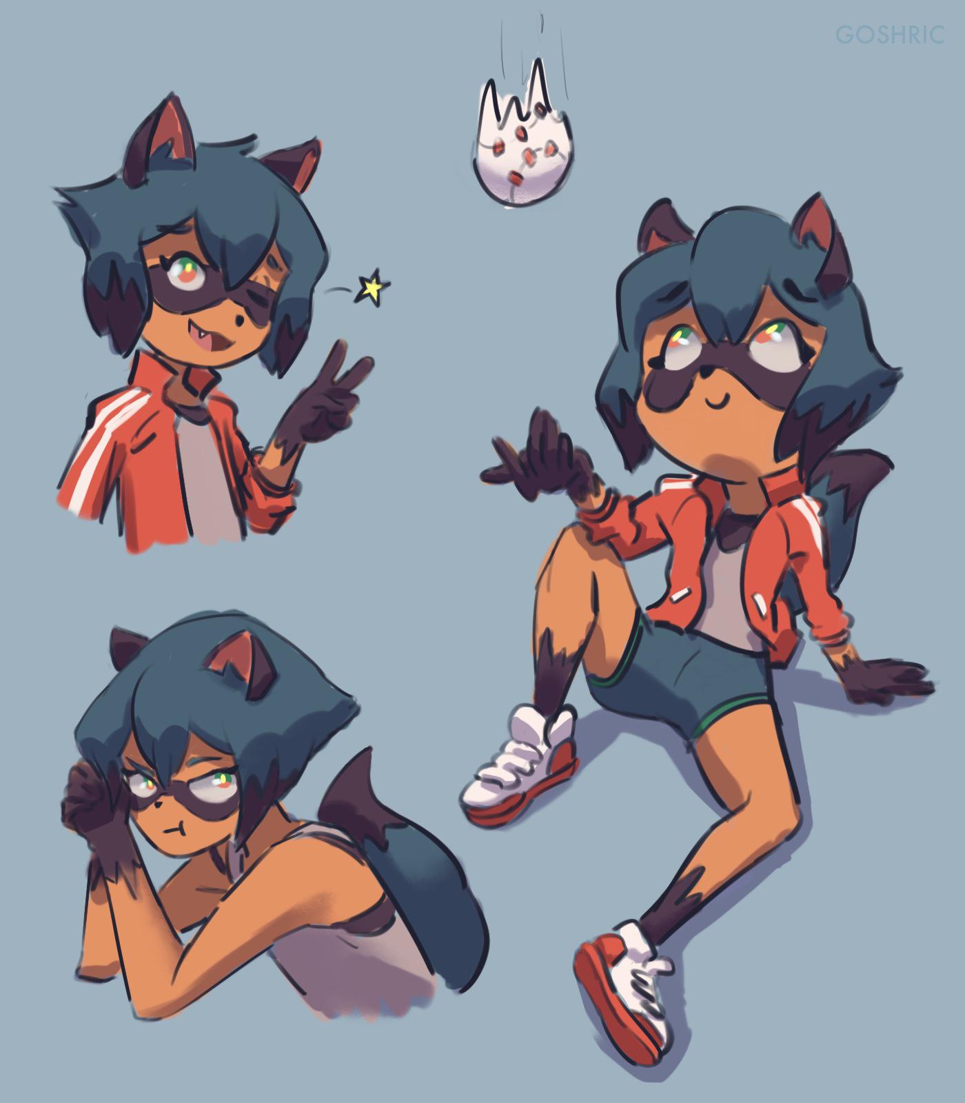 [OC] Some rough Michiru drawings I finished after binging the series 🦝 | Scrolller