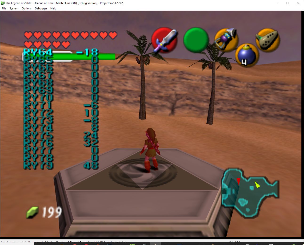 Ocarina of Time. Early Location for warp pad in beta cutscene. | Scrolller