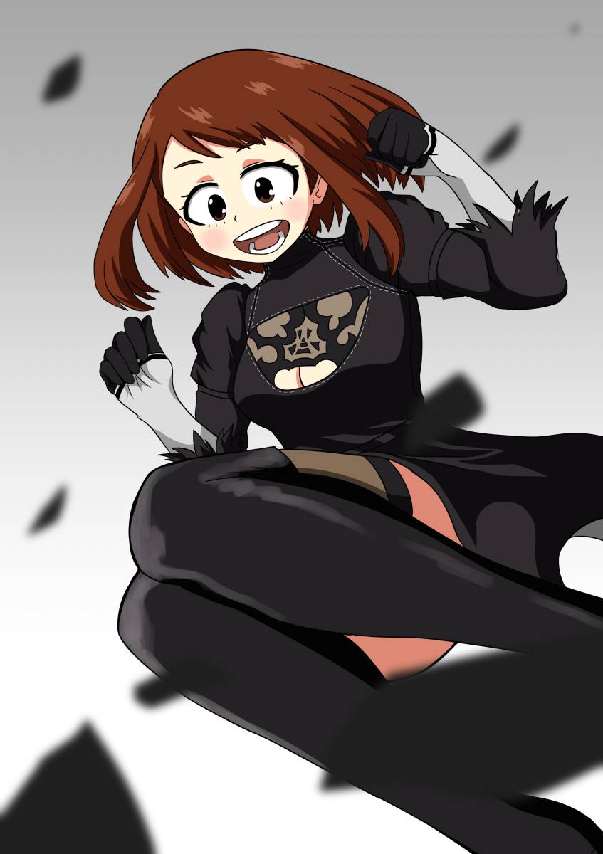 Ochako in 2B's costume crossover! | Scrolller