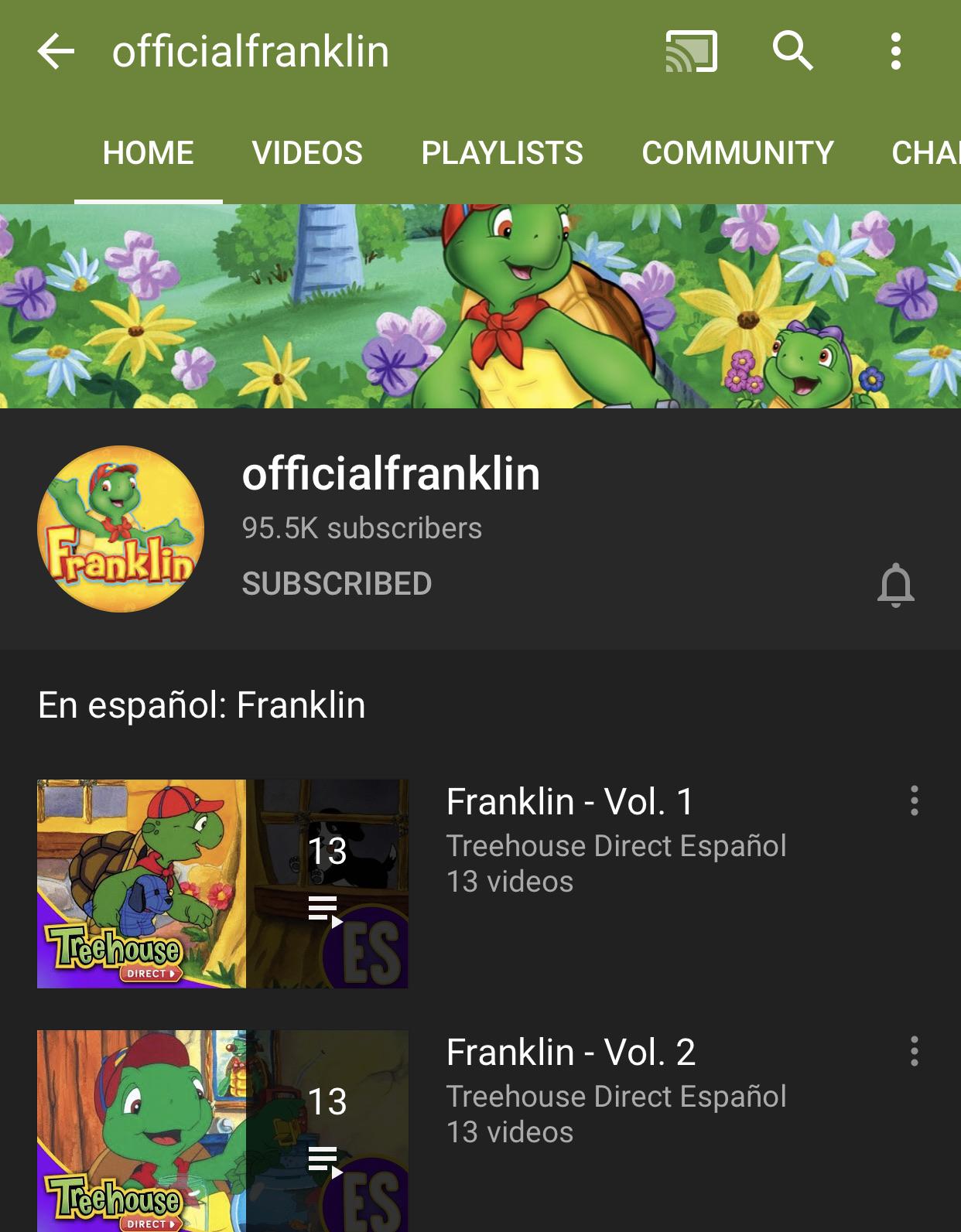 Official Franklin on YouTube is STILL not at 100k, fitz mentioned it in ...