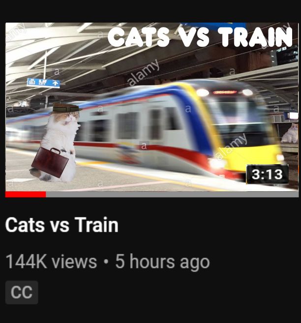 Oh no! She missed the train!! | Scrolller