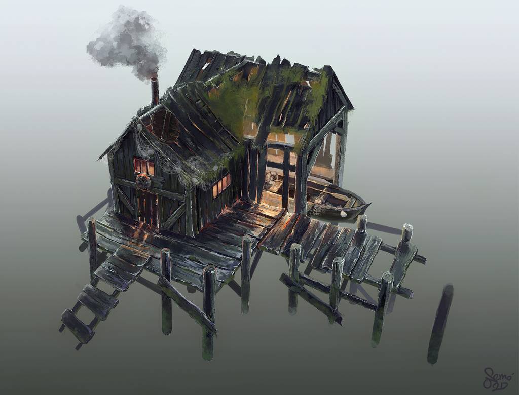 Old Fishing Shack by Nemo2D | Scrolller