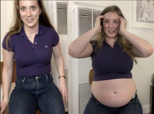 Female Weight Gain Progression