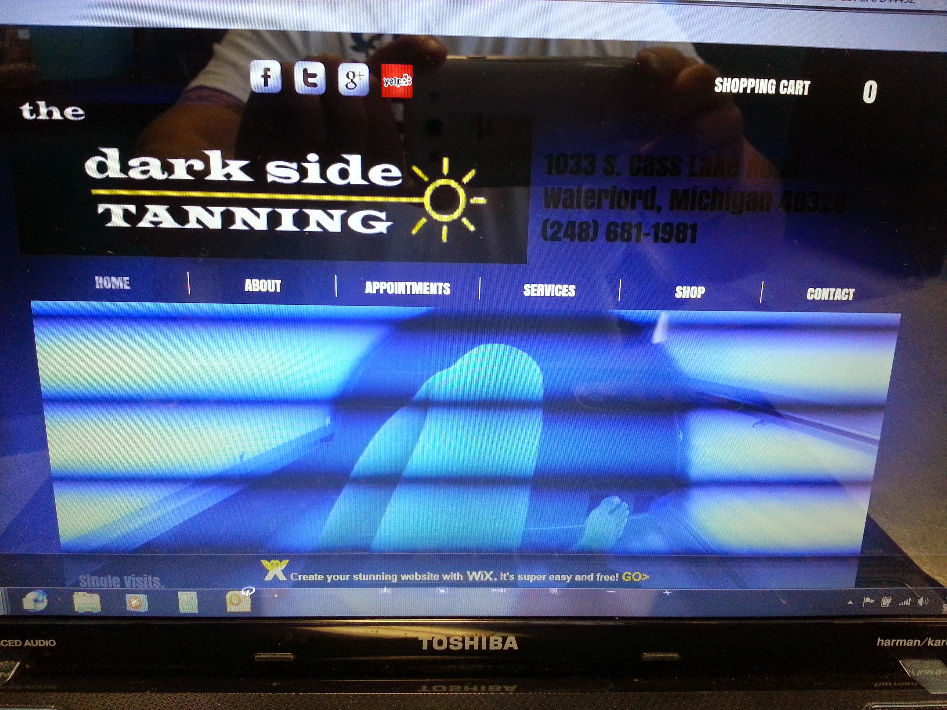 OLD tanning salon renovation I did on one of our properties. Wife ran this business after the ...
