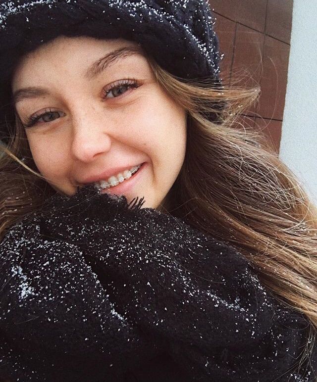 Olga in the snow... | Scrolller