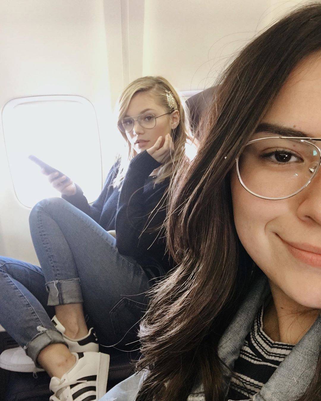 Olivia looking extra cute with glasses | Scrolller