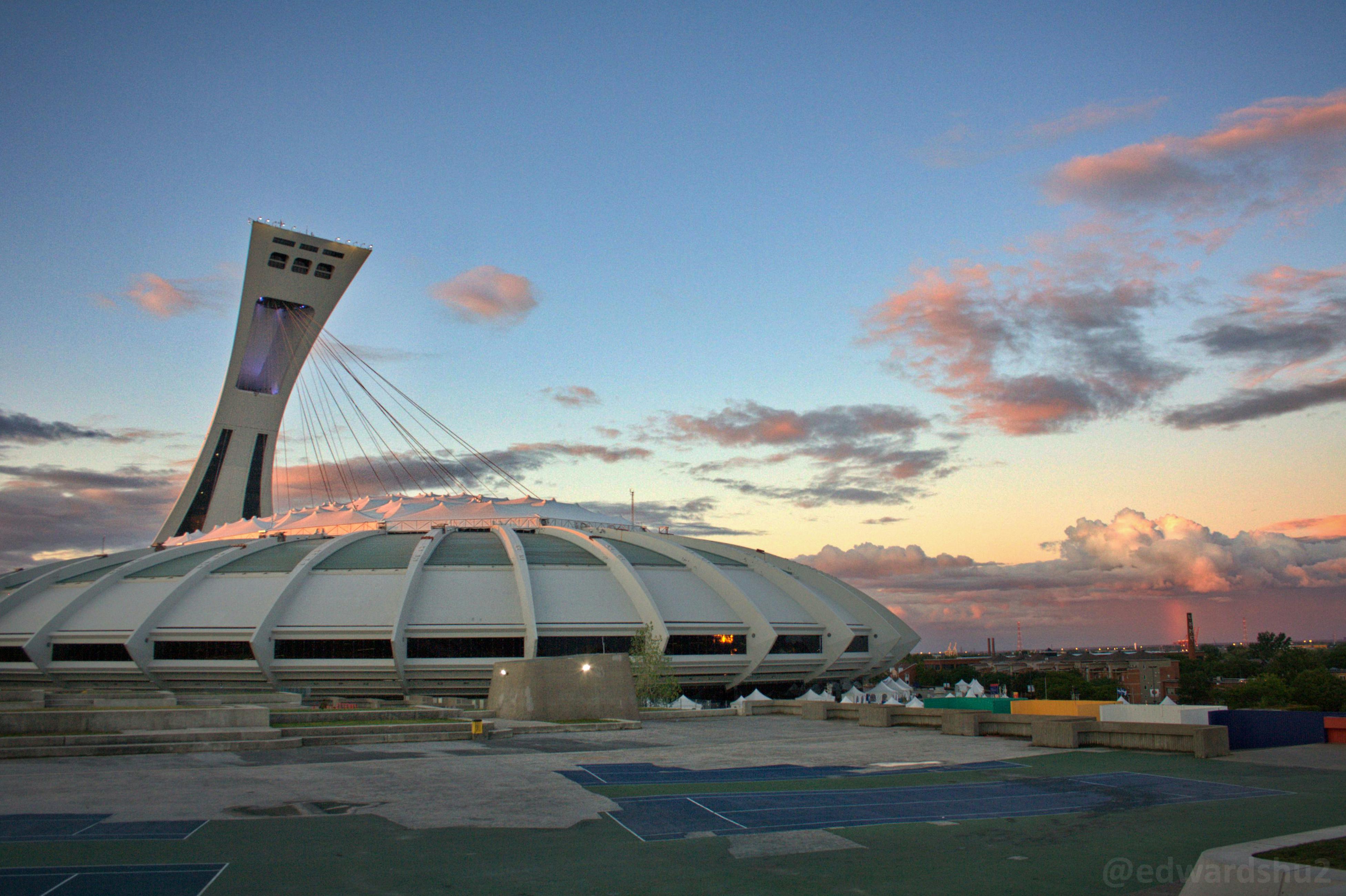 Olympic stadium + sunset | Scrolller