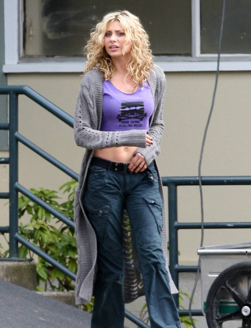 On break while filming Hellcats. | Scrolller