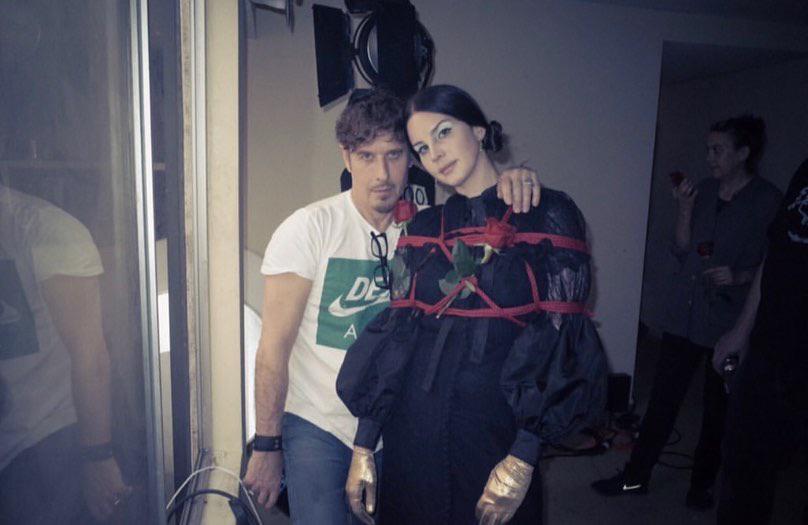 On set with Steven Klein | Scrolller