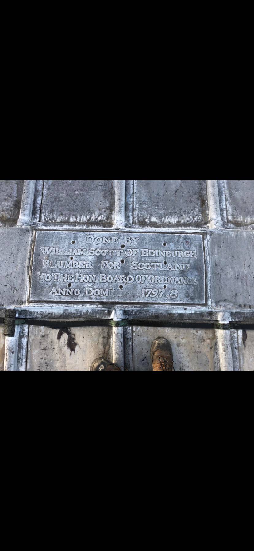 On the roof of Edinburgh castle | Scrolller