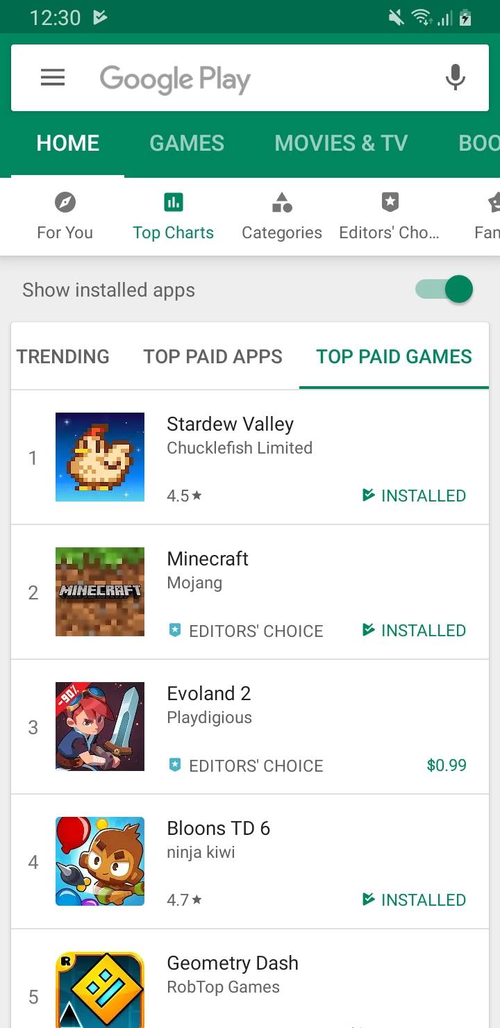 On the US Google Play Store, Stardew Valley is now number 1, beating Minecraft. | Scrolller