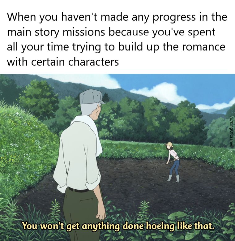 Once I have 100 percent affinity, I'll definitely get started on the main mission... | Scrolller