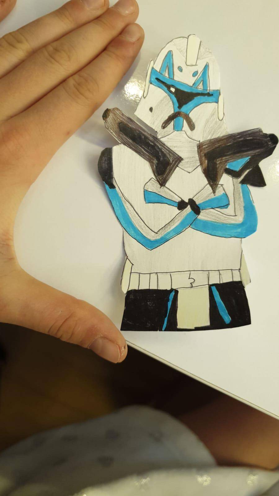 One of my friends tried drawing Captain Rex (hope you like it) | Scrolller