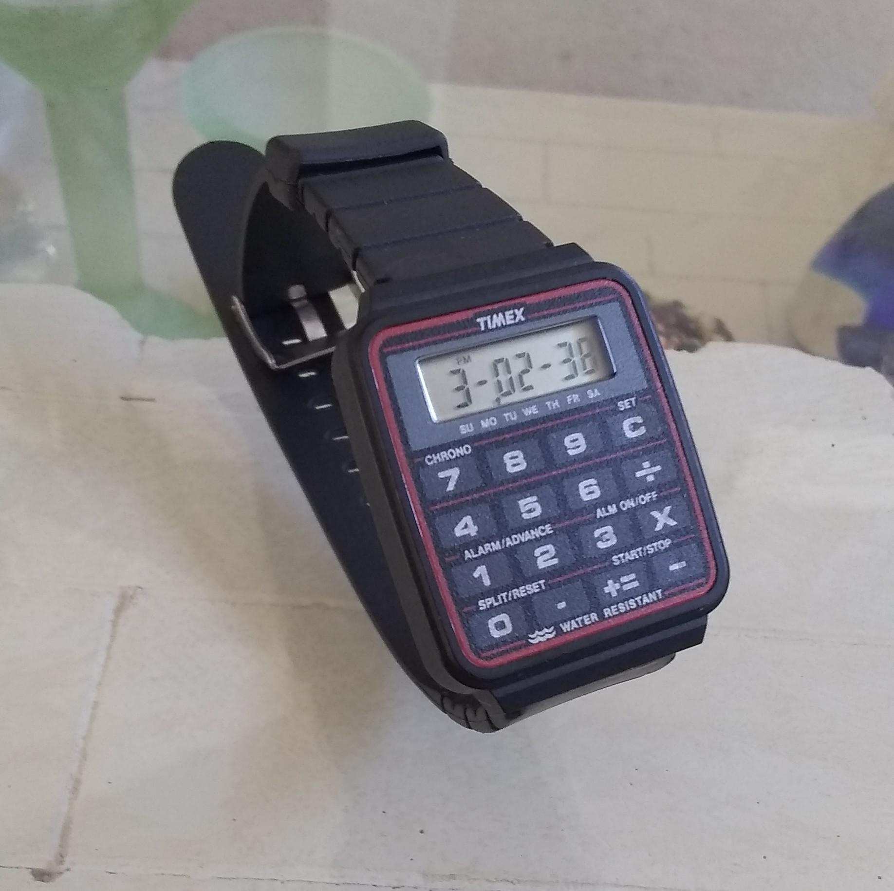One of the calculator watches Timex made | Scrolller