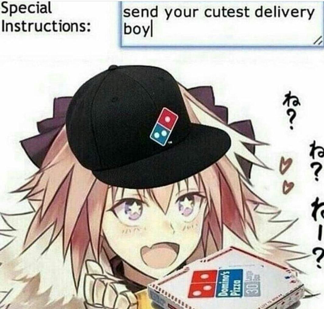 Only Astolfo can out pizza the hut | Scrolller