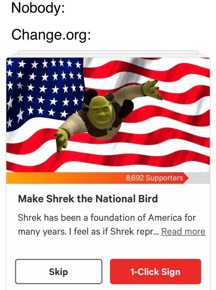 Only change.org | Scrolller