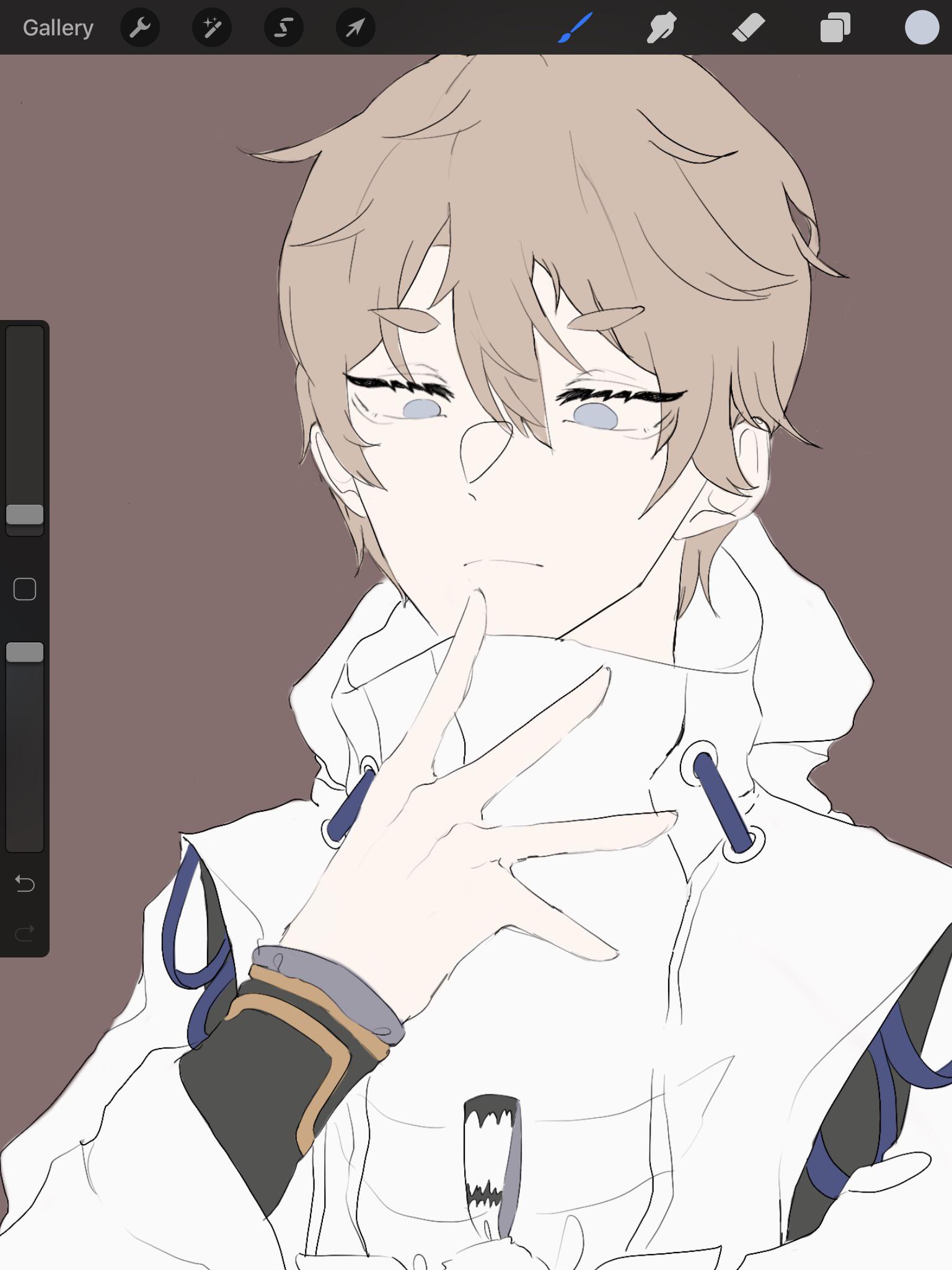 Ootengu drawing wip | Scrolller