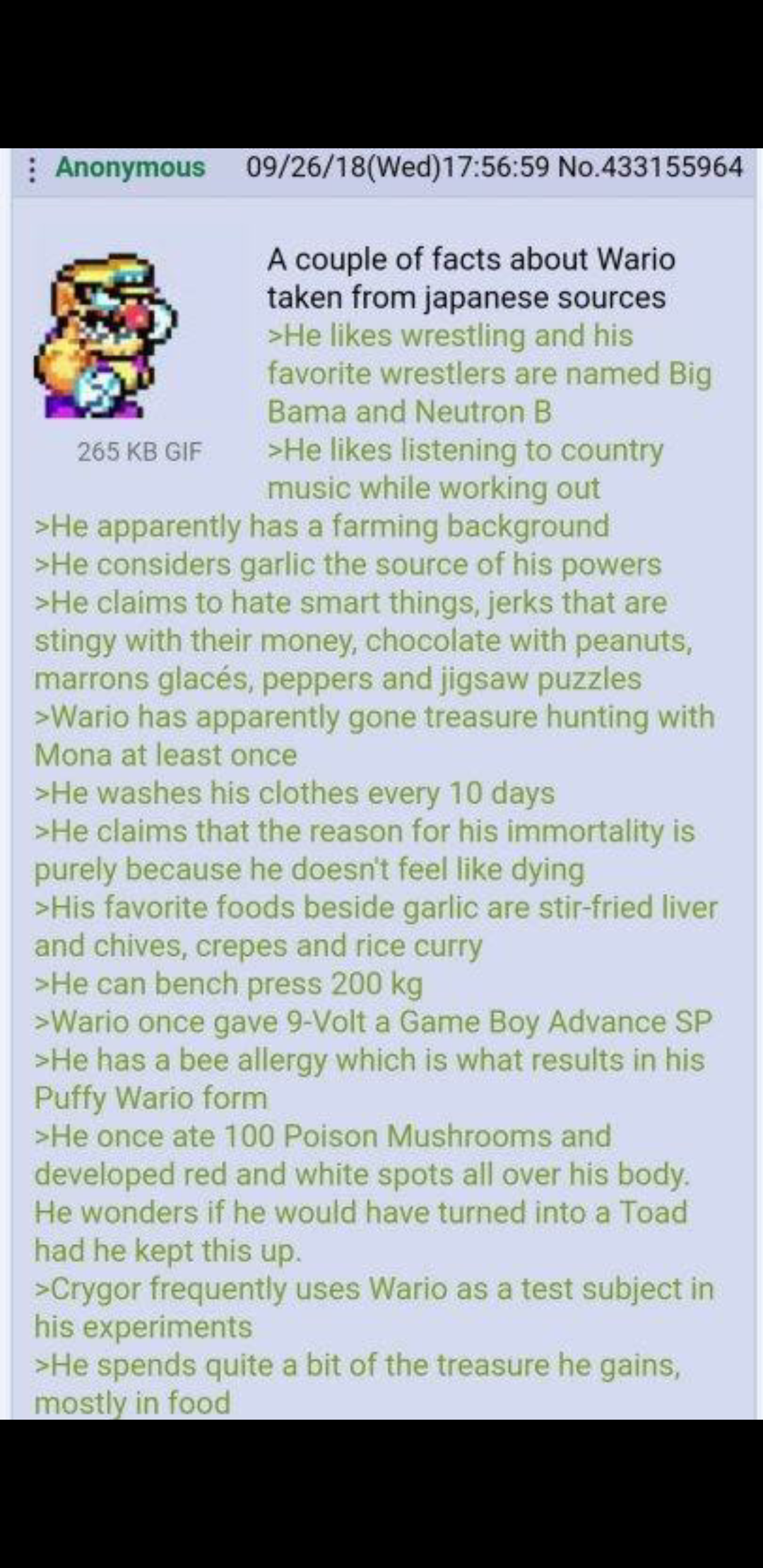 Op is wario | Scrolller