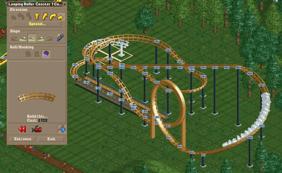 OpenRCT2: New feature - Ghost trains | Scrolller