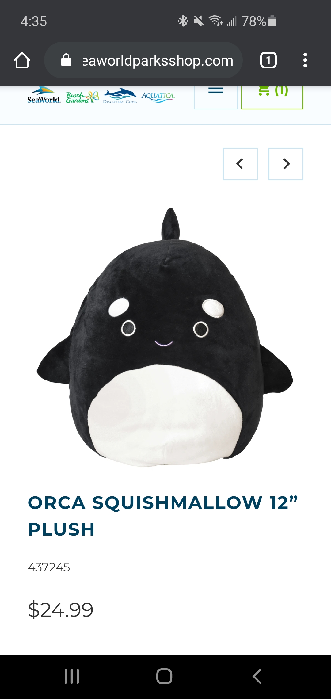 Orca Squishmallow | Scrolller