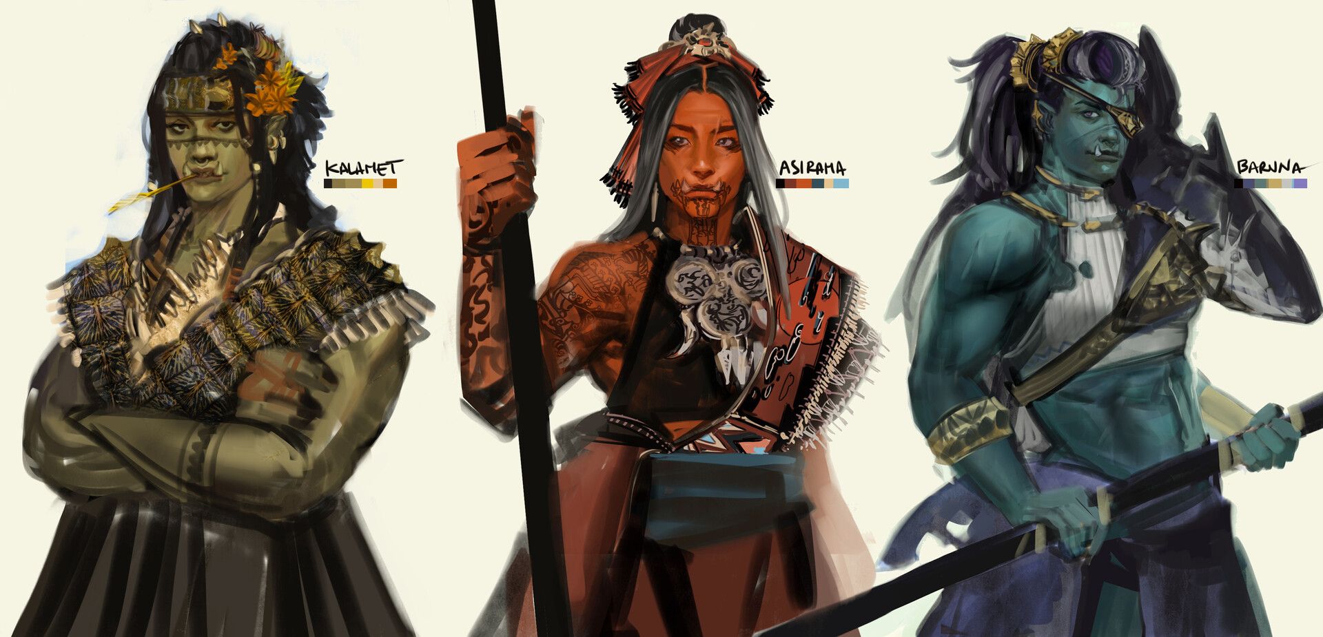 Orcs Chieftains & Worldbuilding by Giulia Carli | Scrolller