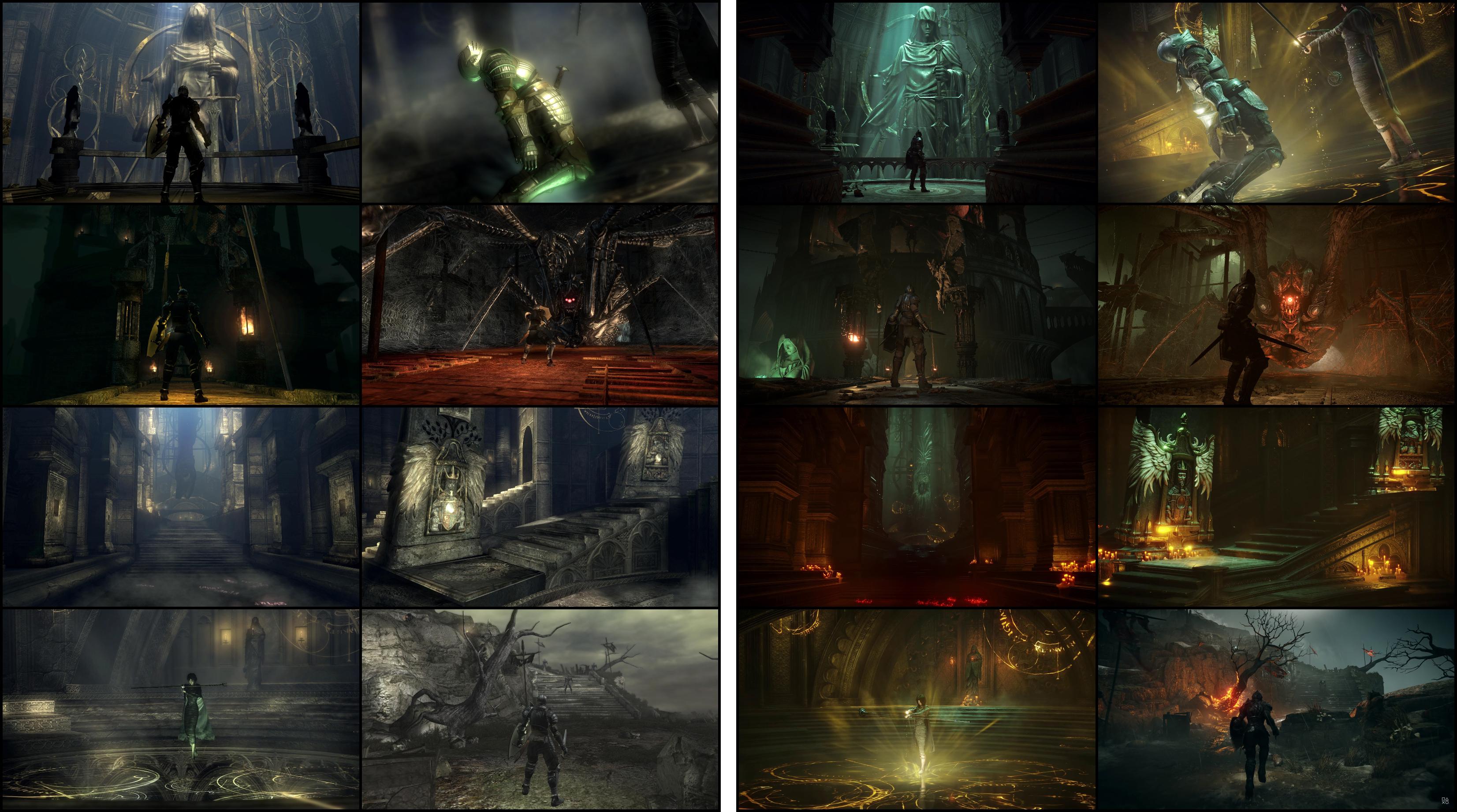 Original vs. remake comparison | Scrolller