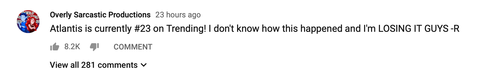 OSP is on trending! (It's dropped to ~#40 by now) | Scrolller