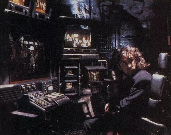OTHER: Director Tim Burton and the Bat-Computer. | Scrolller