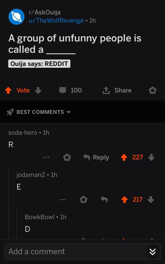 Ouija got us | Scrolller