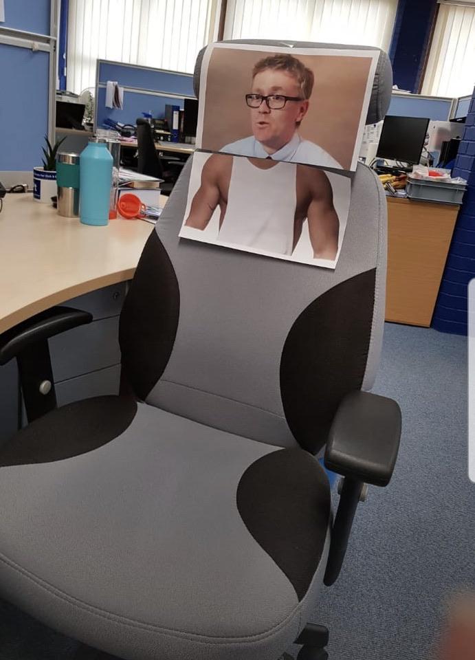 Our co-worker was on holiday for two weeks and we started missing him... | Scrolller