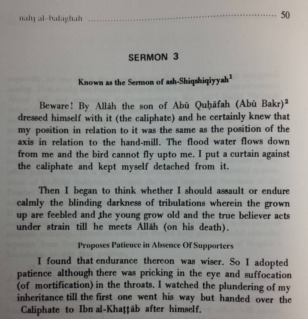 Our Imam Ali (as) went through so much. When the truth is this clear, how can people still think ...