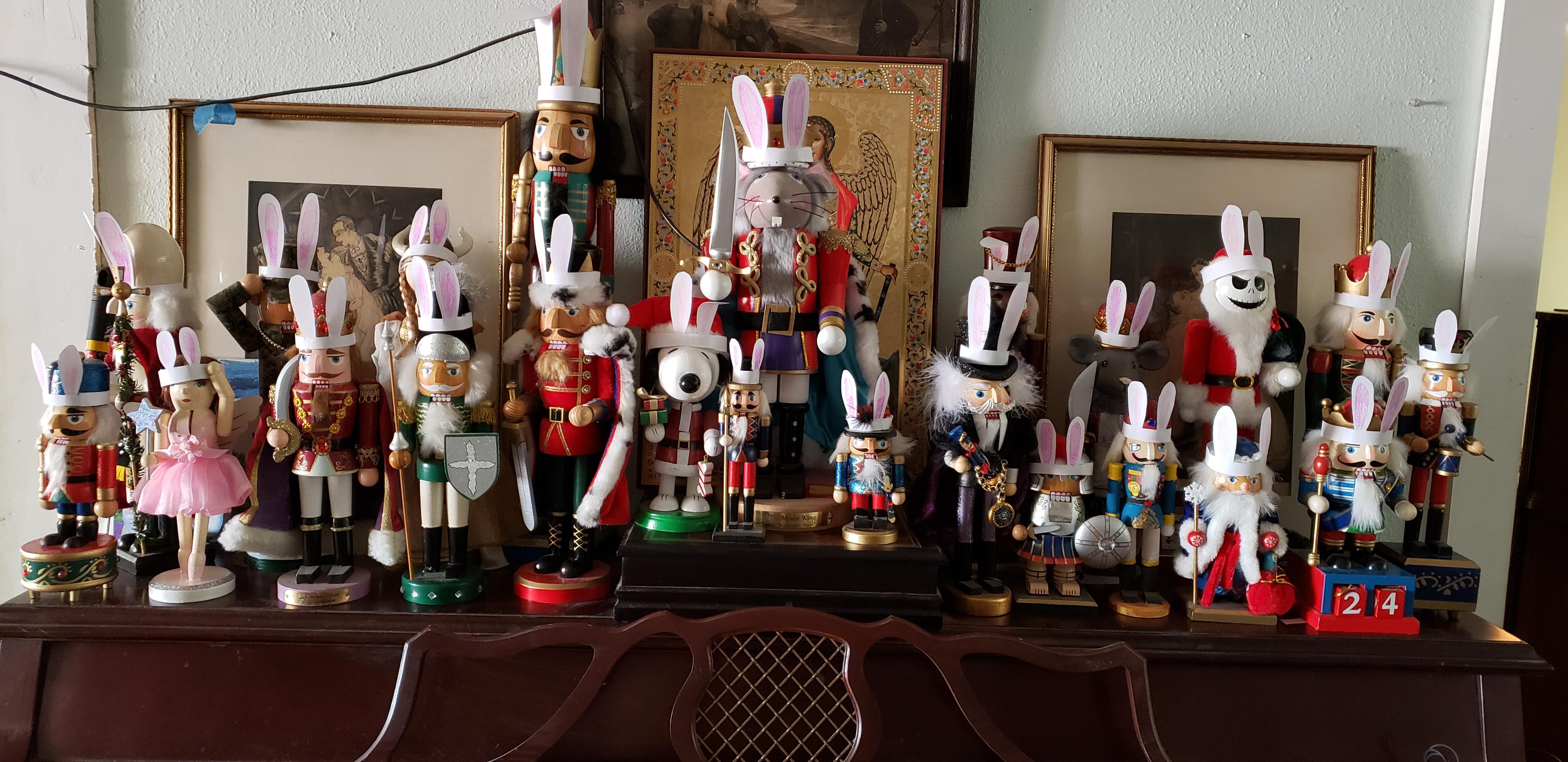 Our Nutcrakers are ready for Easter. | Scrolller