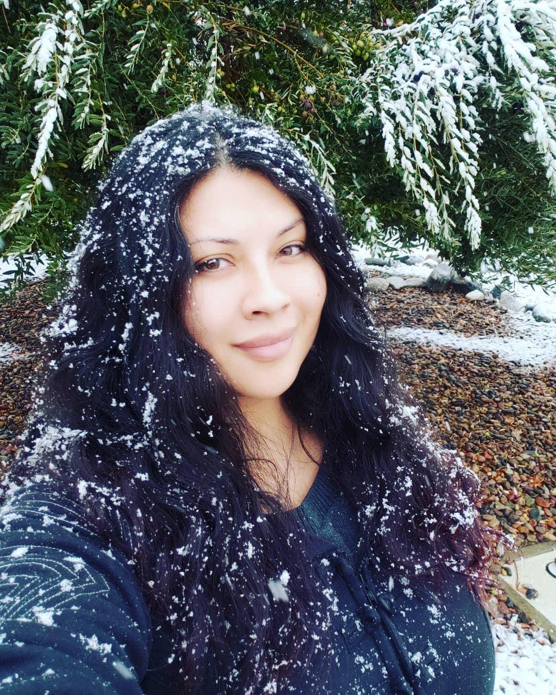 Our snow covered angel | Scrolller