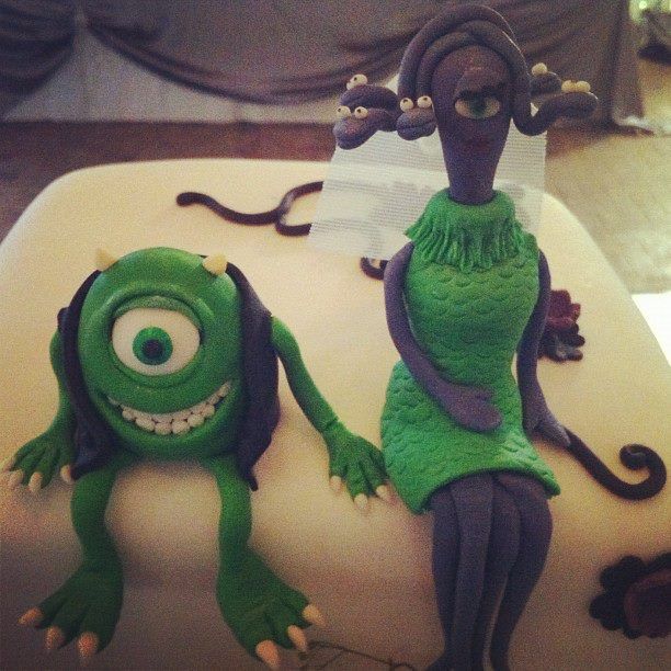 Our wedding cake... we love Monsters Inc! | Scrolller