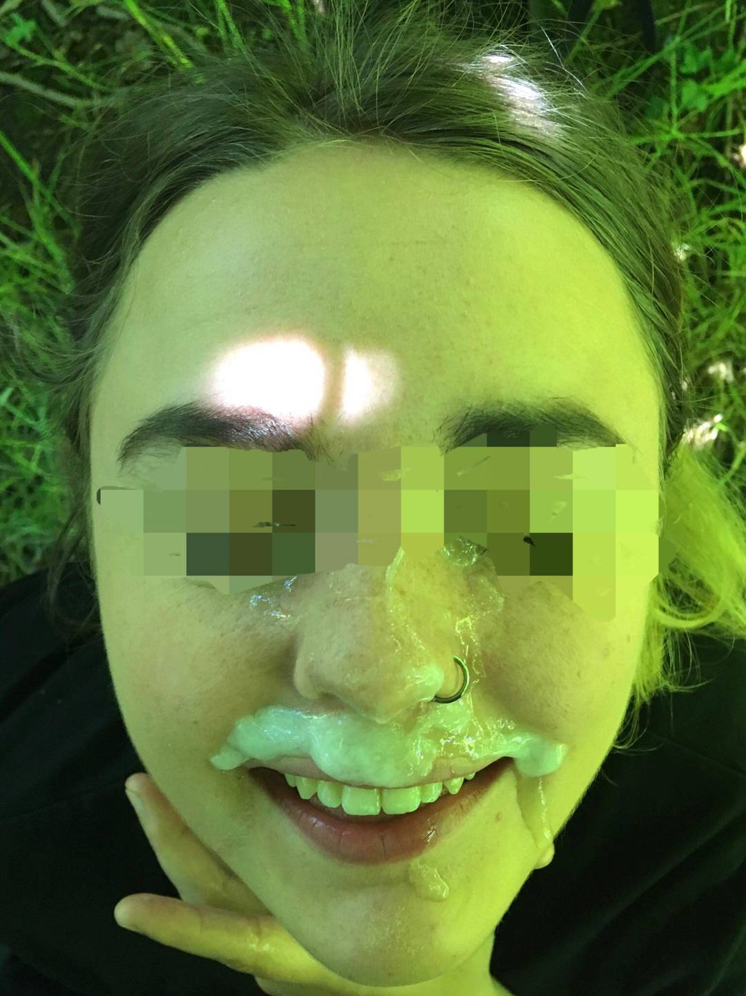 Cum Covered On Way To Work Scrolller