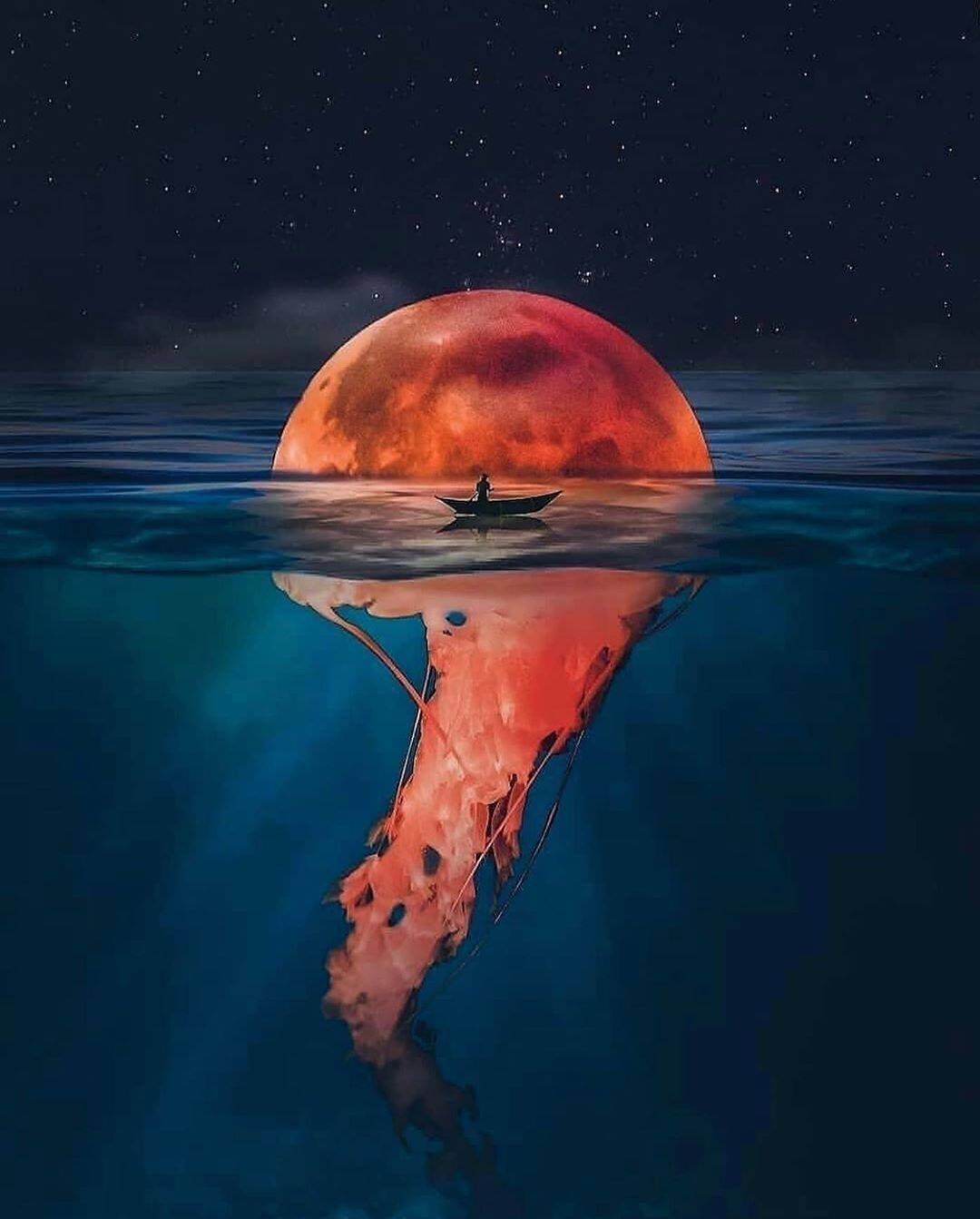 Outstanding Blood Moon 🌛 | Scrolller