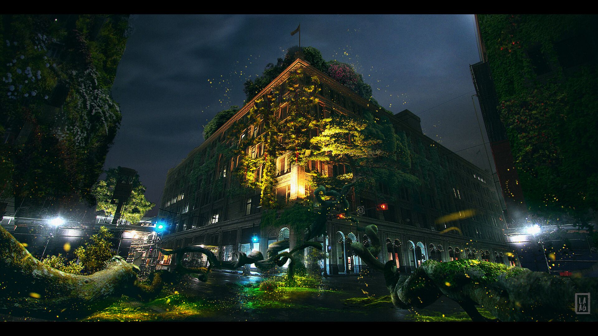 Overgrown Pitch Frames by Ed Laag | Scrolller