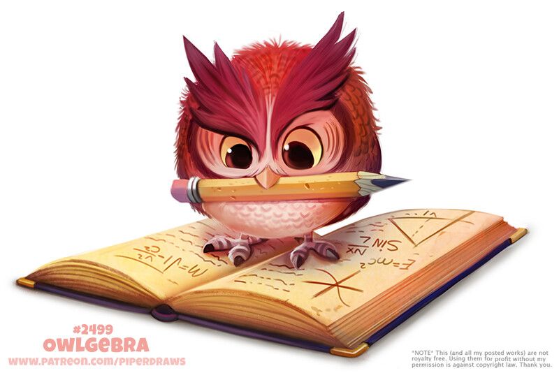 Owlgebra by Piper Thibodeau | Scrolller